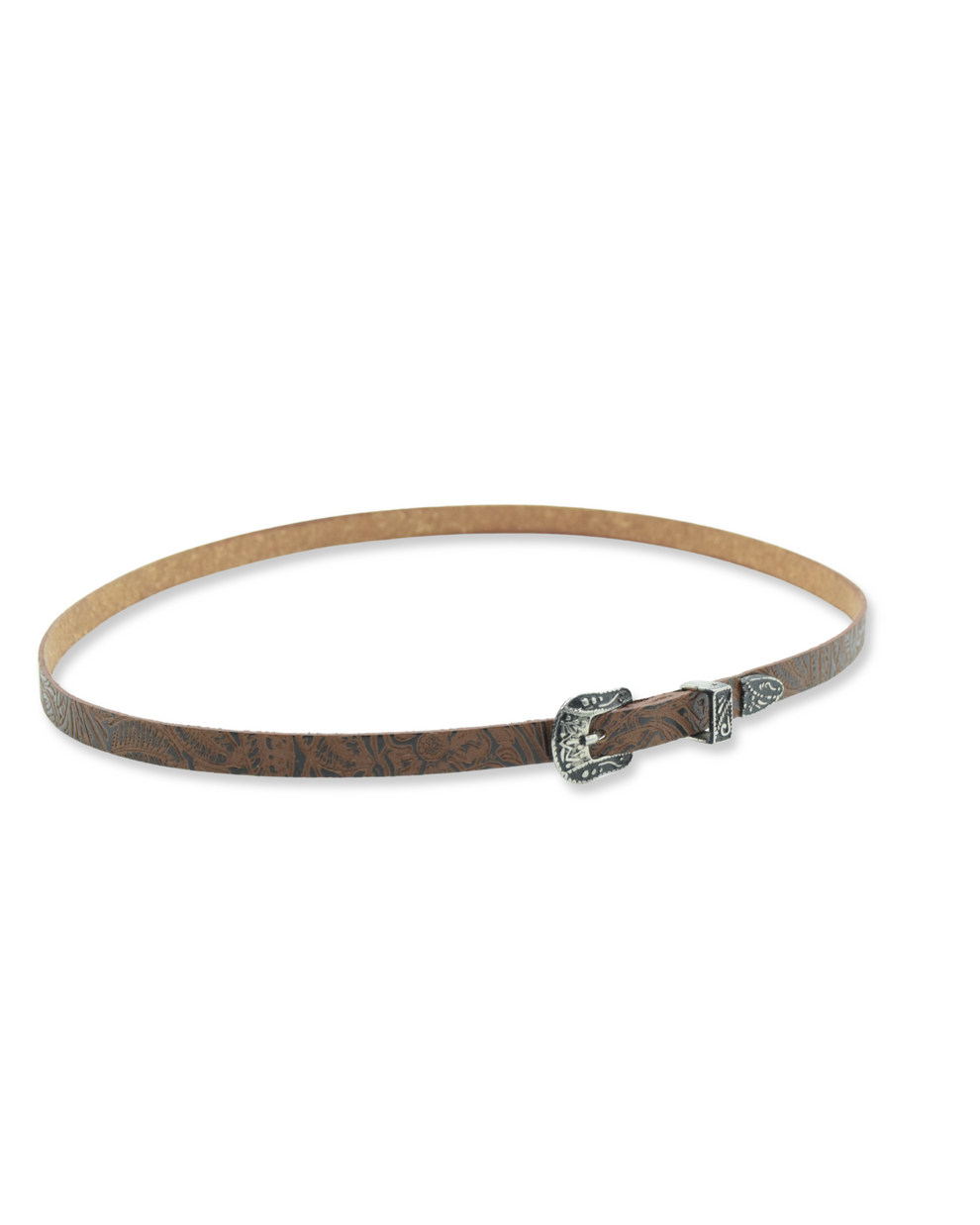 Toquilla de cuero cincelado – Goose Hatmakers
